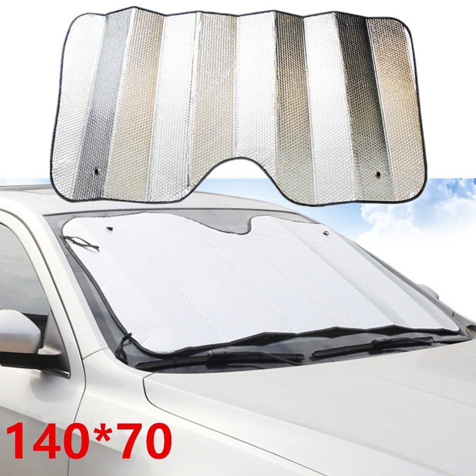 Creative Design Auto Car Front Rear Windscreen Reflective Sunshade 140 ...