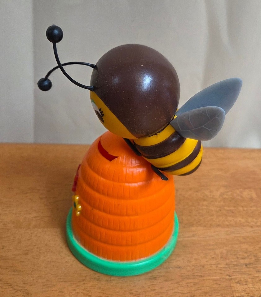 Vintage R. Dakin Honey Bee Beehive Piggy Bank 8" Plastic Figure Hong ...