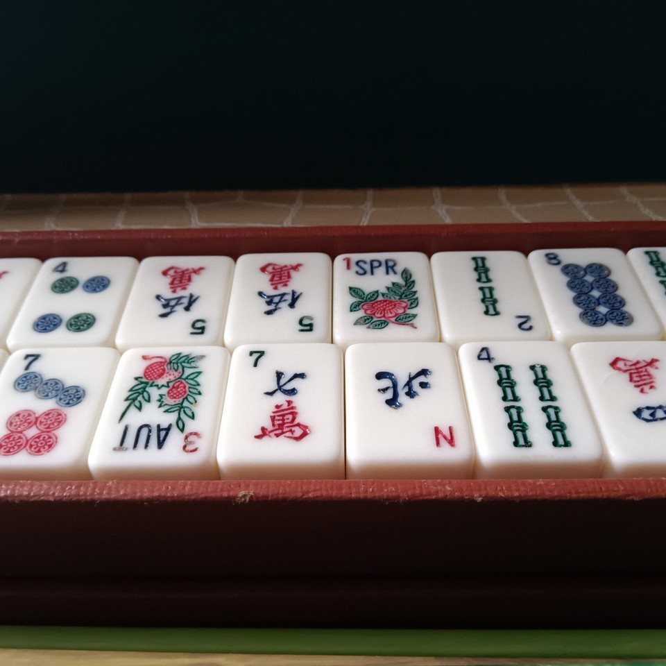 Exceptional Vintage Cardinal Mah Jong Set | eBay