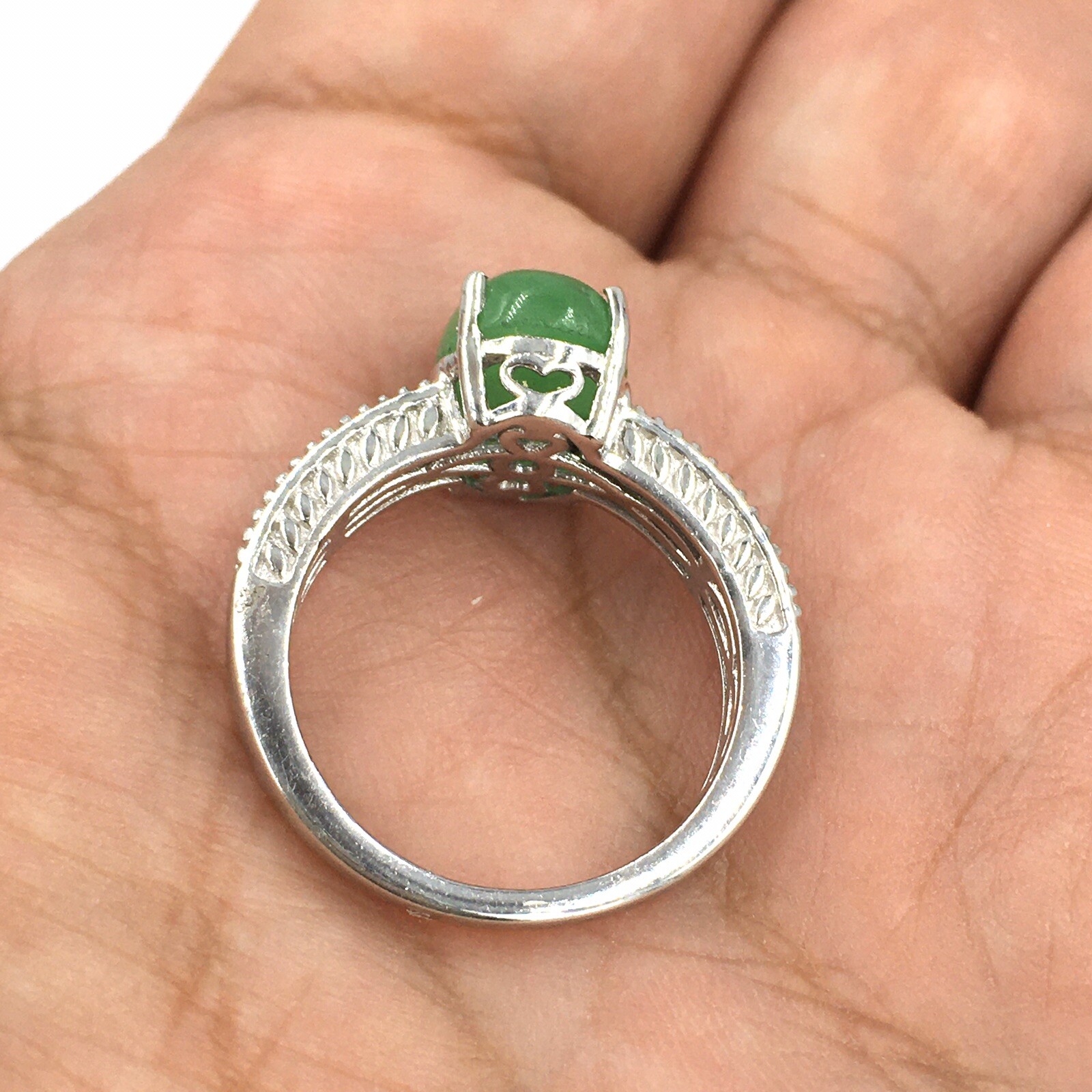 Sts Chuck Clemency Jade Spinel Sterling Silver Ring Size 7 | eBay