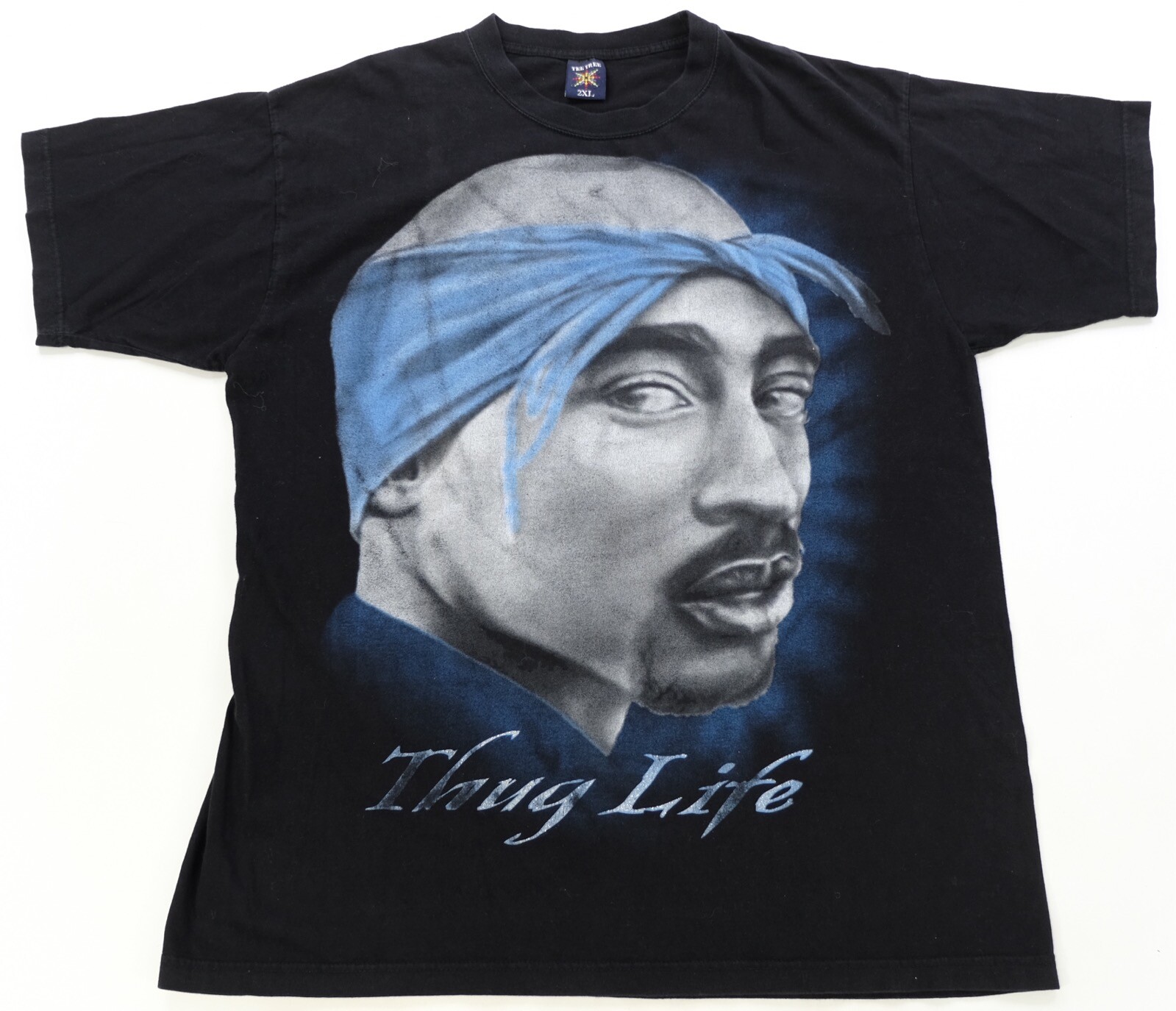 Rare Vintage TEE TREE Tupac Shakur Thug Life T Shirt … - Gem