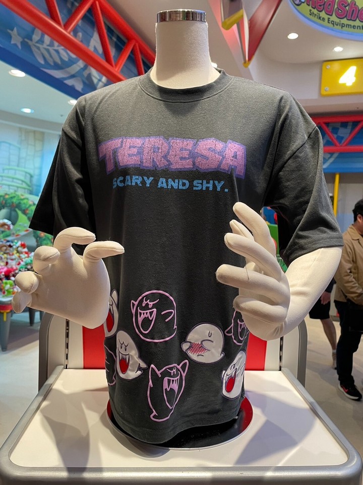 USJ Exclusive Boo T-shirts teresa black Super Nintendo World Japan ...