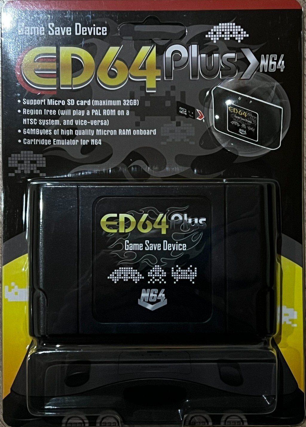 ED64 PLUS Cartridge For N64 Nintendo 64 - Hundreds of Games - Everdrive ...