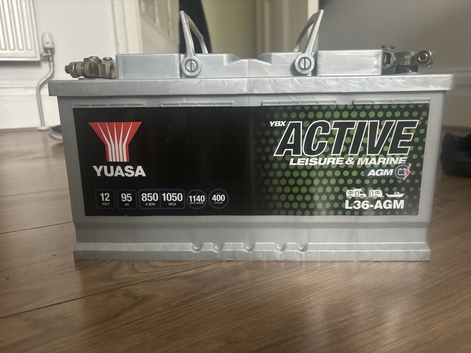 Yuasa Active Leisure L36-AGM Battery | eBay