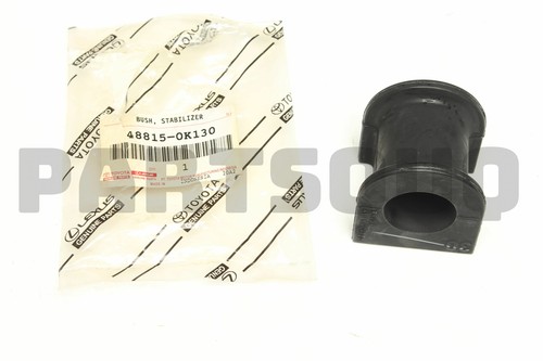 488150K130 Genuine Toyota BUSH, FRONT STABILIZER BAR, NO.1 48815-0K130 ...