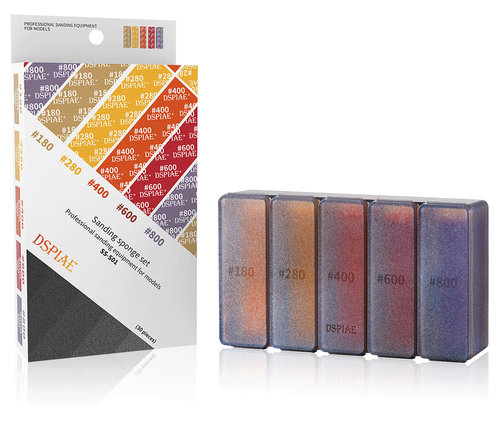 DSPIAE Sanding Sponge Set (180, 280, 400, 600, 800) (30pcs) SS-S01 - US ...