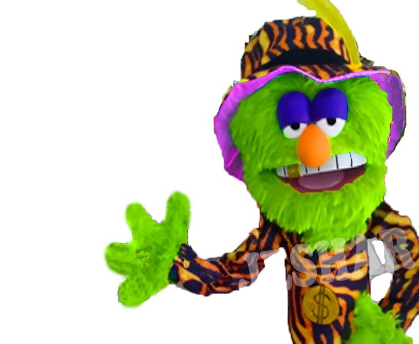 Muppet-Style "Monster Pimp" Monster Ventriloquist Professional Puppet ...