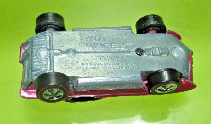 Vintage Original R12 Mattel Hot Wheels Redline 1968 US Creamy Pink Python READ!! | eBay