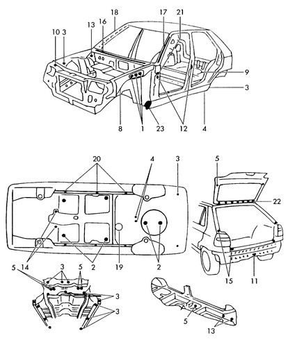 Volkswagen N10246001 Genuine OEM Hole Cover for sale online | eBay
