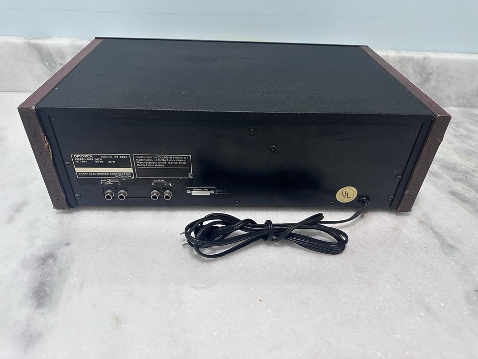 Optonica RT-6205 Vintage Stereo Cassette Deck for PARTS or REPAIR Look ...