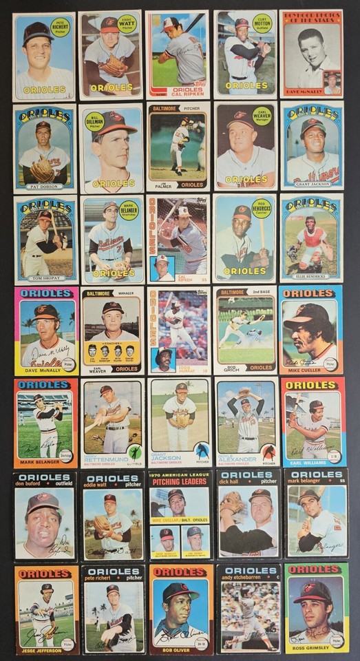 1969 Topps Set Break + Jim Palmer + 1982 Topps Traded Cal Ripken Jr ...