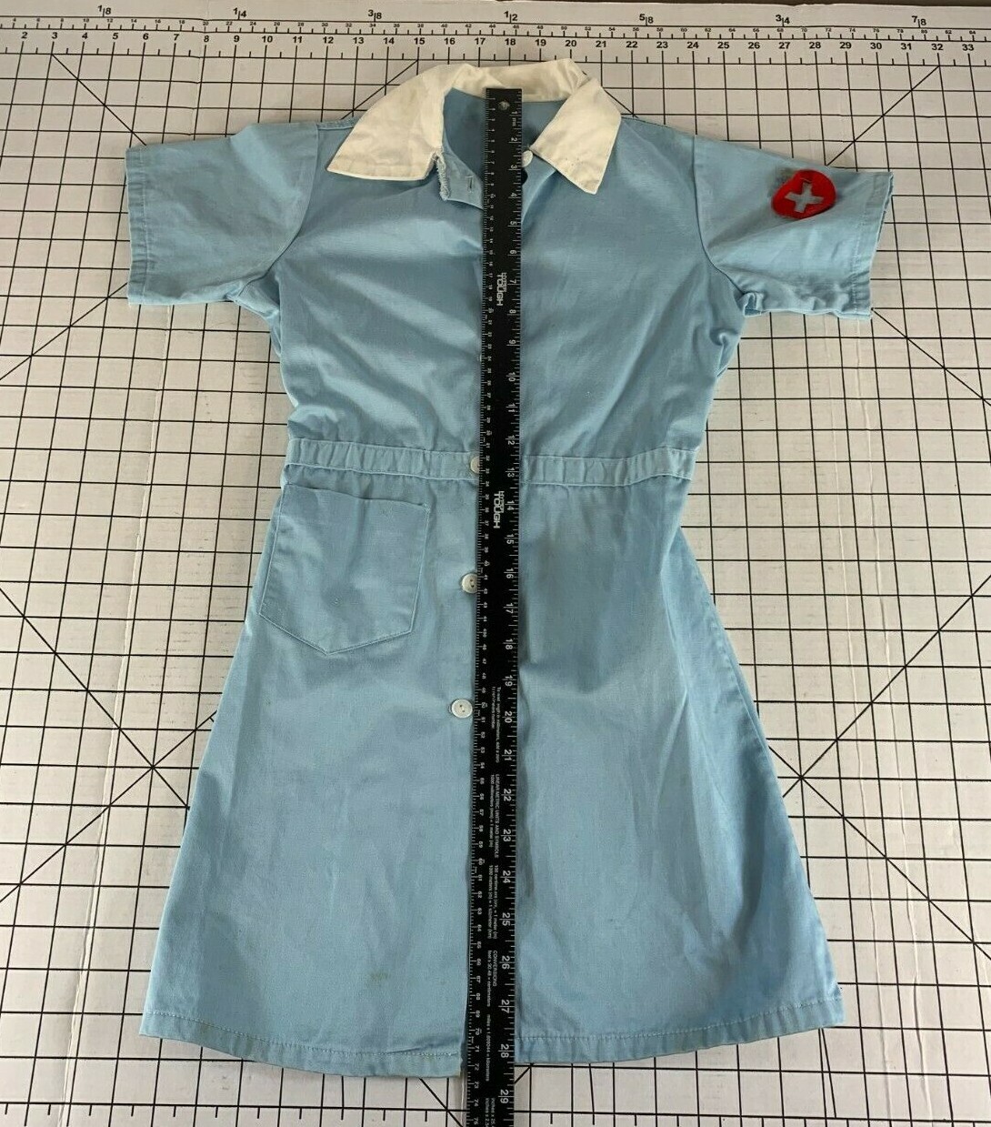 Vintage 50s 60s Nurse Outfit Uniform Medical Hospital… - Gem