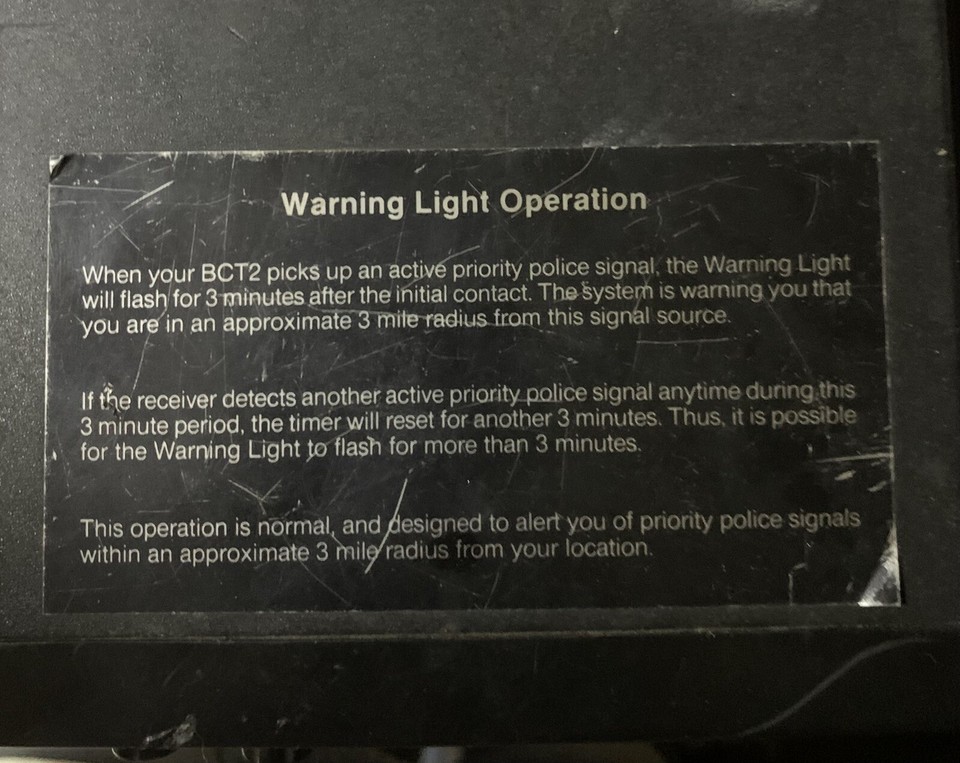 Vintage Uniden Bear Tracker Model BCT-2 Mobile Scanner Scanning Radio ...