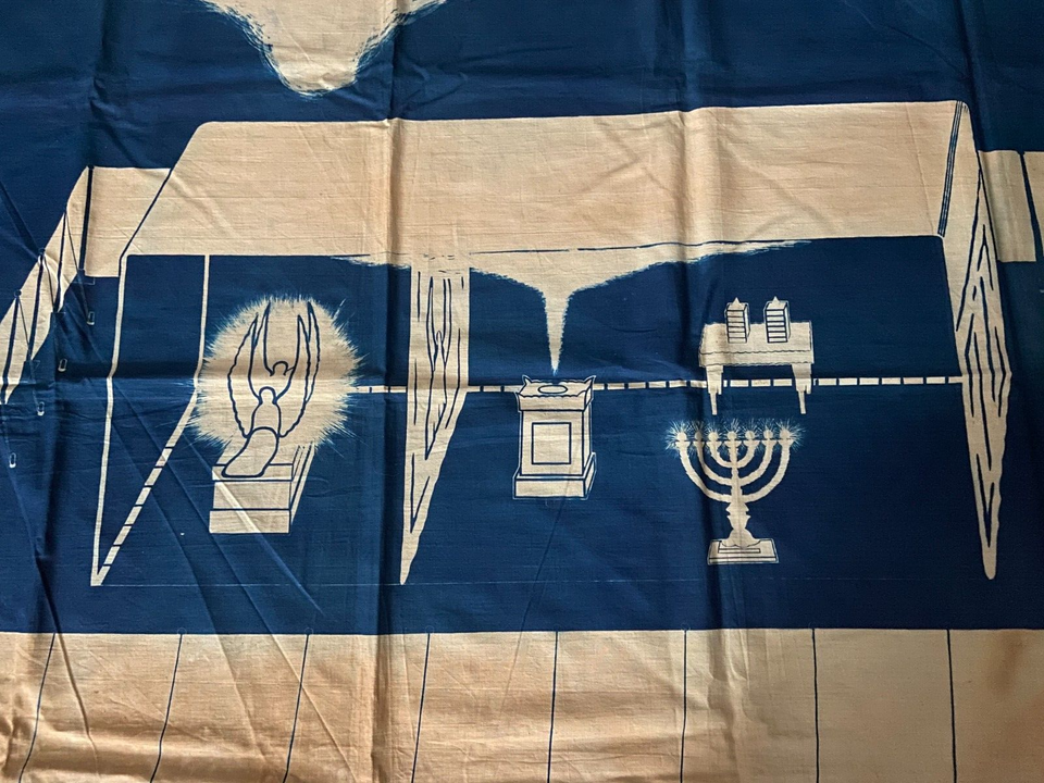 Watchtower ORIGINAL BANNER "THE TABERNACLE" W.T.B.&T.S. Russell Early ...