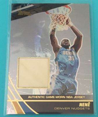 2003-04 Topps Jersey Edition Denver Nuggets Basketball Card #NH Nene ...