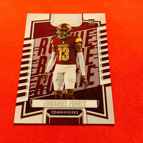 Emmanuel Forbes .. ROOKIE .. Washington Commanders .. 2023 Absolute RC ...