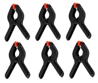 New A Type Plastic Spring Clips 3in Heavy Duty Spring Clamps 6 Pack ...