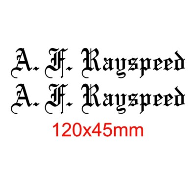 AF Rayspeed, Arthur Francis Lambretta style scoooter sticker set 120mm ...