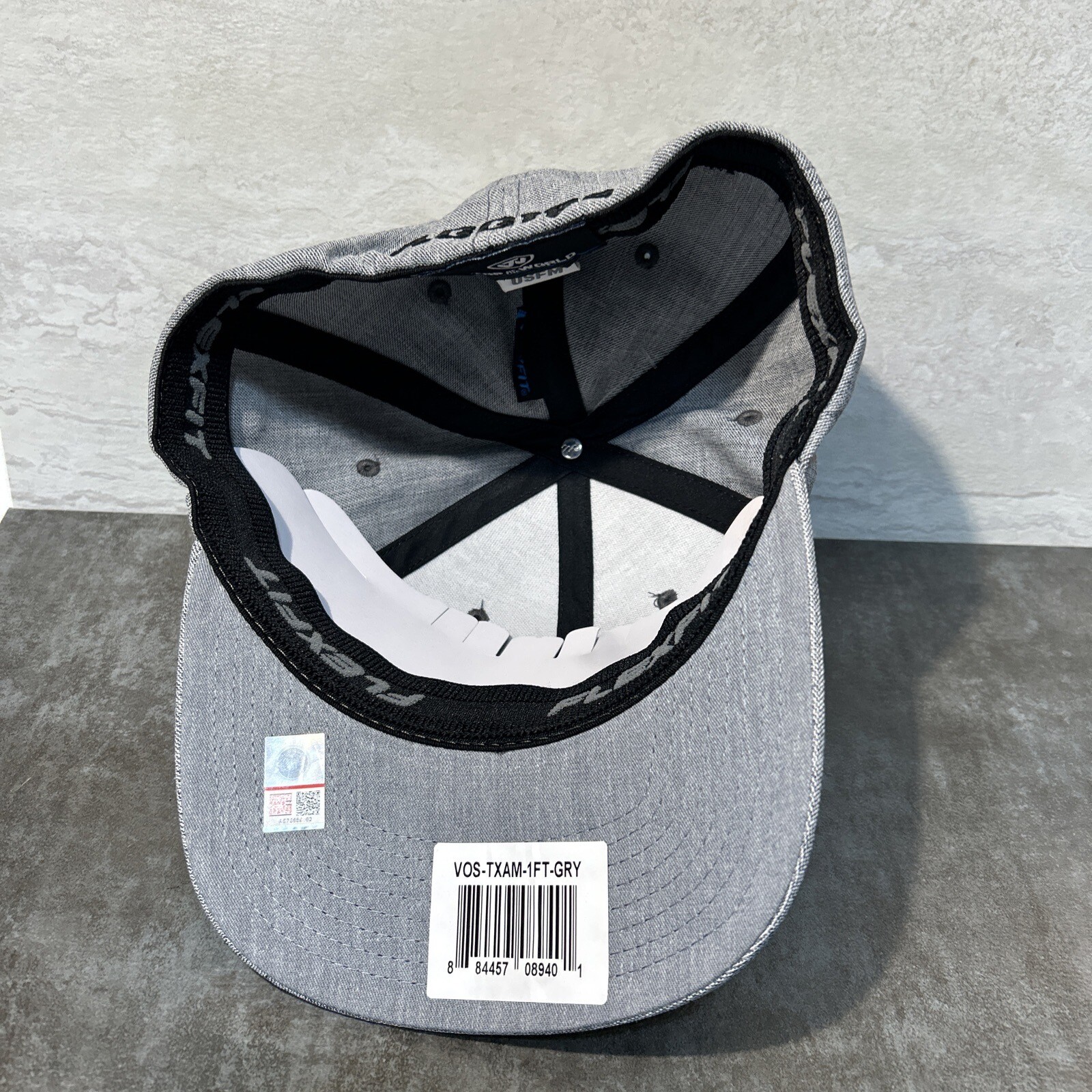 Texas Aggies Hat Top of the World Gray / Black Flexfit OSFM Cap NWT H13 ...