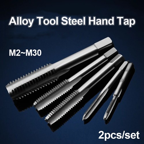 Drill Bits Tool Hand Tap Set M2~M30 Taper And Plat Taps 2pcs/Set Screw ...
