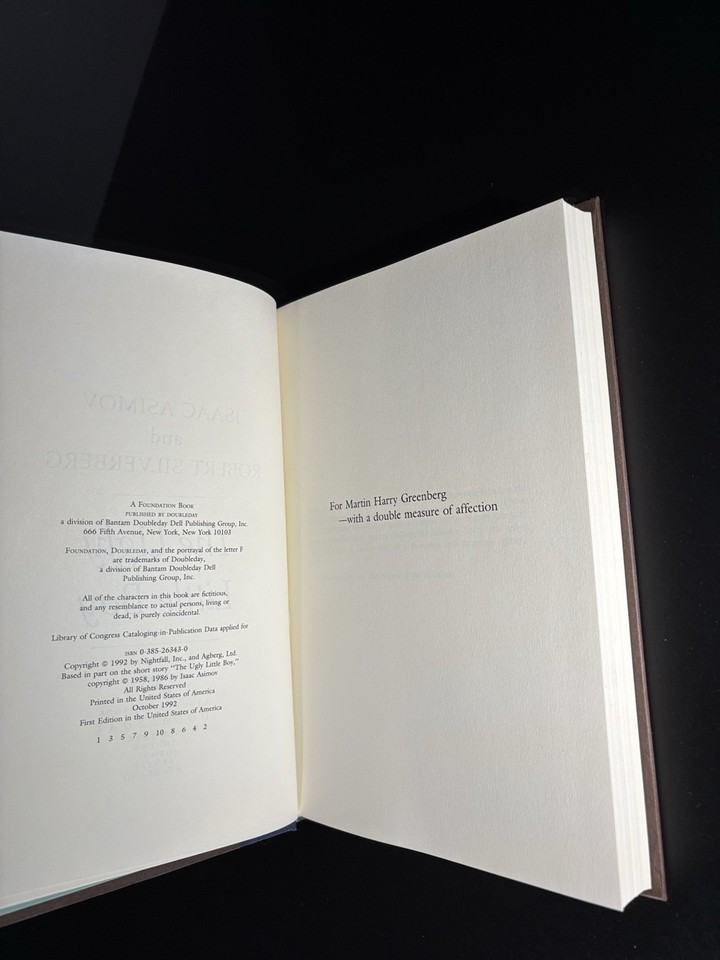 The Ugly Little Boy By Isaac Asimov & R Silverberg, 1992 1st/1st, HC/DJ ...