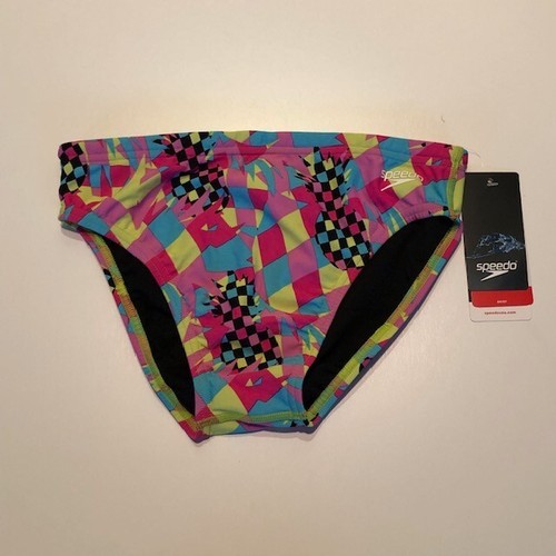 BNWT Mens Retro Print Speedo Swim Brief Size 30 | eBay