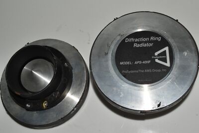 LL ProSystems Diffraction Ring Radiator Model APS-40HF Russia Lot of 2 ...