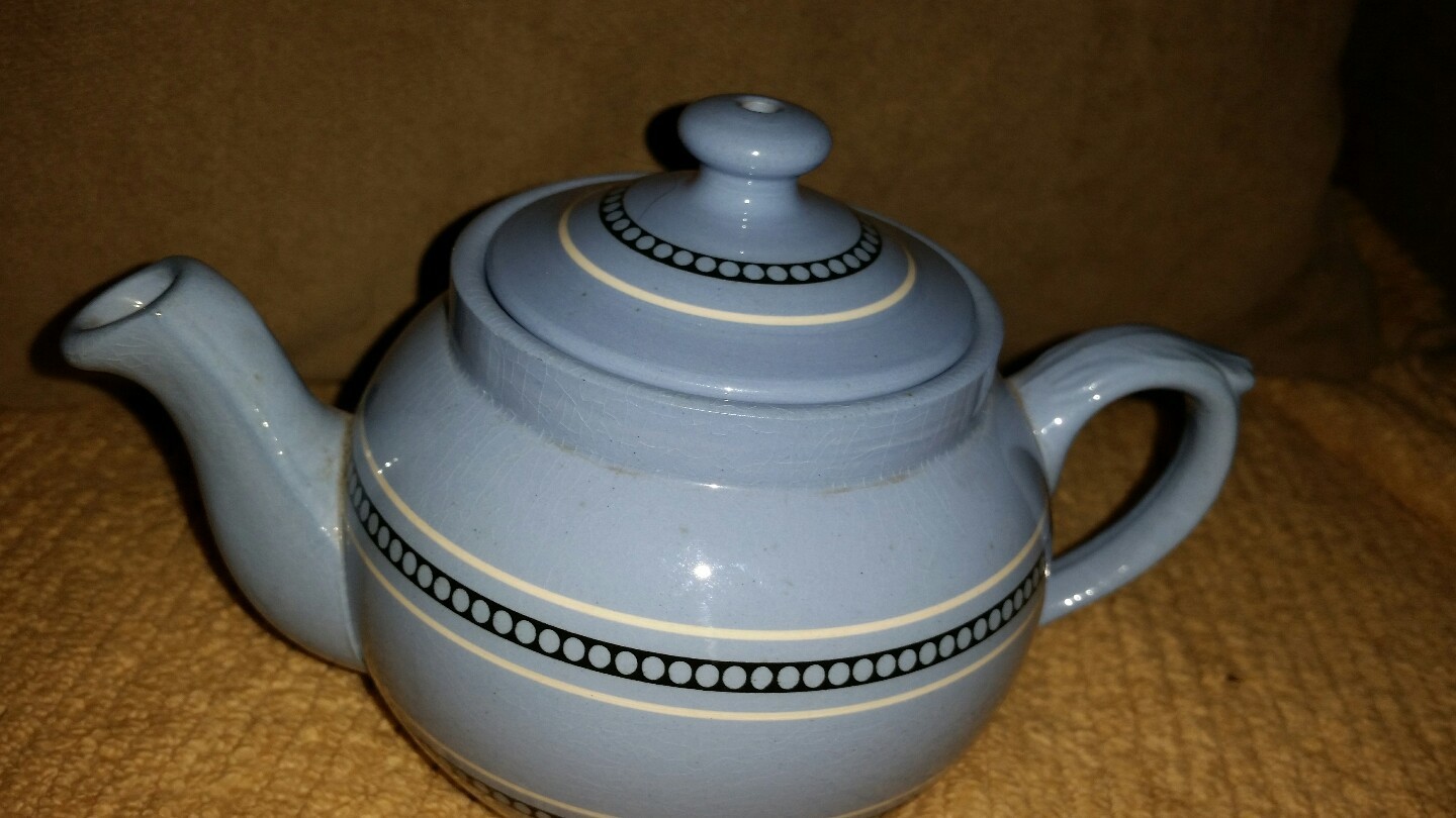 RARE Antique DUDSON BROTHERS BLUE VITRIFIED STONEWARE Teapot | eBay
