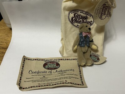 Ganz cottage collectibles miniatures Charles Bear 3" New | eBay