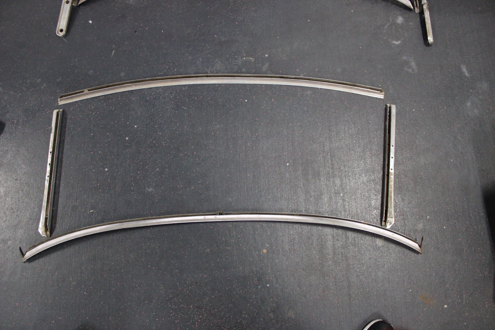 1958 MGA Windscreen / Windshield frame, top, bottom, R & L side frame ...