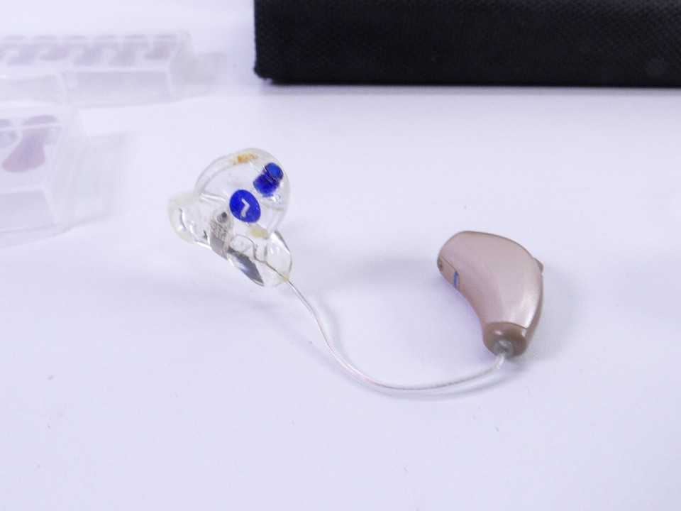 Audibel Silver Plus + Rose Gold Hearing Aids w/Hardshell Case & Extras ...