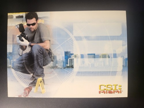 Strictly Ink CSI Miami David Caruso Series 1 Promo Trading Card DVD4 | eBay