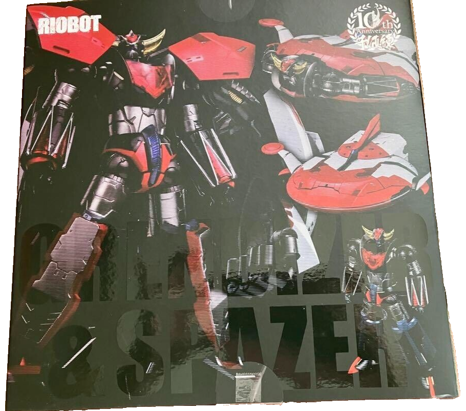 RIOBOT Sentinel Grendizer & Spazer Figure UFO ROBOT Glendizer & Spacer ...
