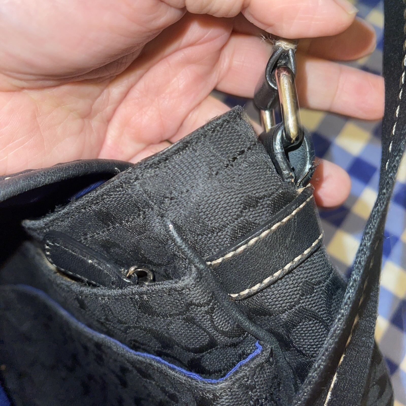 Coach Signature Voyager Cross Body Messenger Bag F701… - Gem