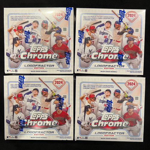 2024 Topps Chrome Logofractor Mega Box (LOT OF 4) BRAND NEW SEALED - IN ...
