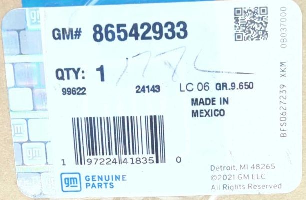 New OEM Genuine GM 8" radio Display Screen 2023-2024 Chevy Equinox ...