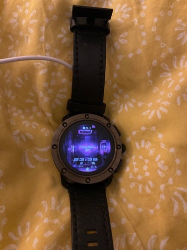 Diesel On Axial DW1001 DZT2016 LCD Digital Smart Watch Brass Black ...