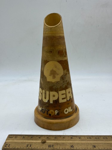 Shell Super Motor Oil Bottle Plastic Top Pourer Spout Lid Garagenalia ...