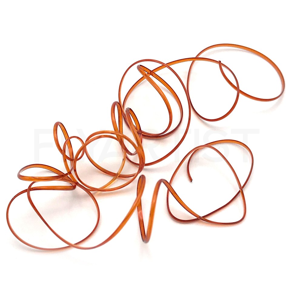 HALF ROUND D RIB - Hareline Fly Tying Vinyl Ribbing Material in 20 ...