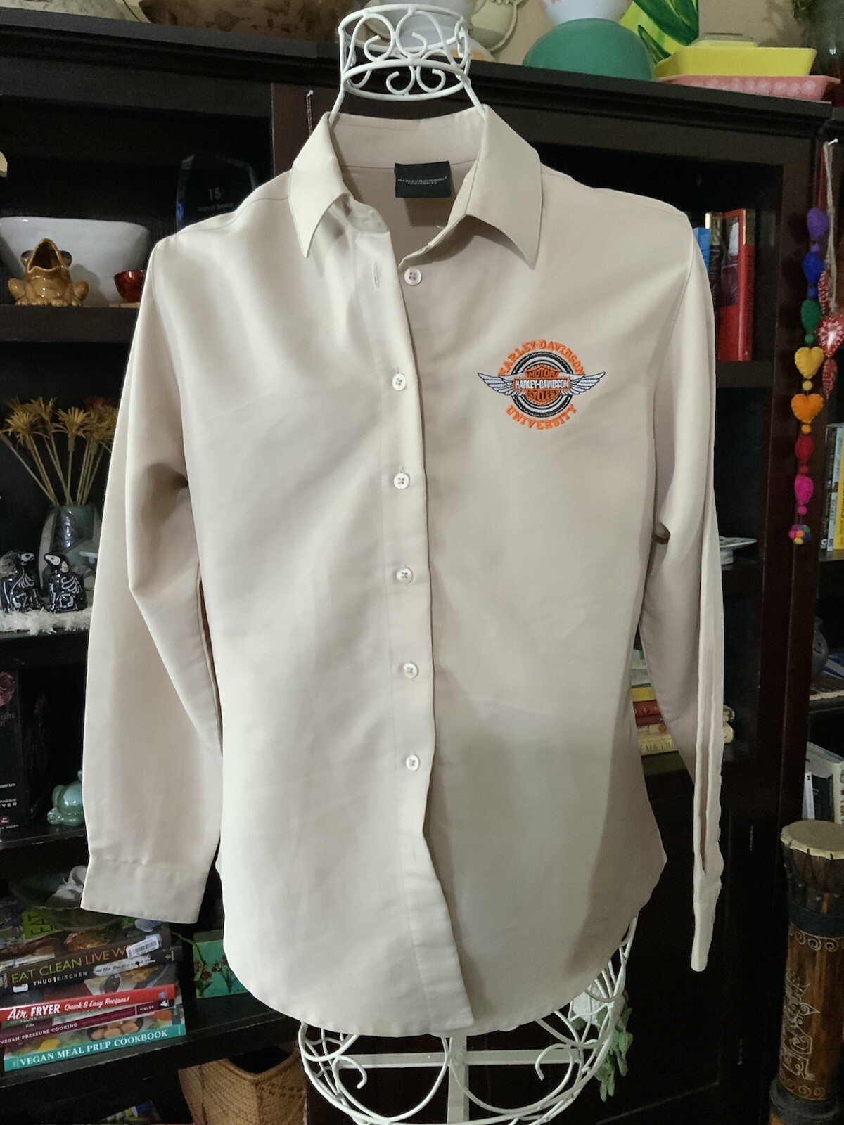 Harley Davidson University Mens Long Sleeve Button Sh… - Gem