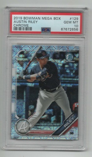 2019 Bowman Mega Box Crome * Rookie Card * Austin Riley * #BCP-129 ...