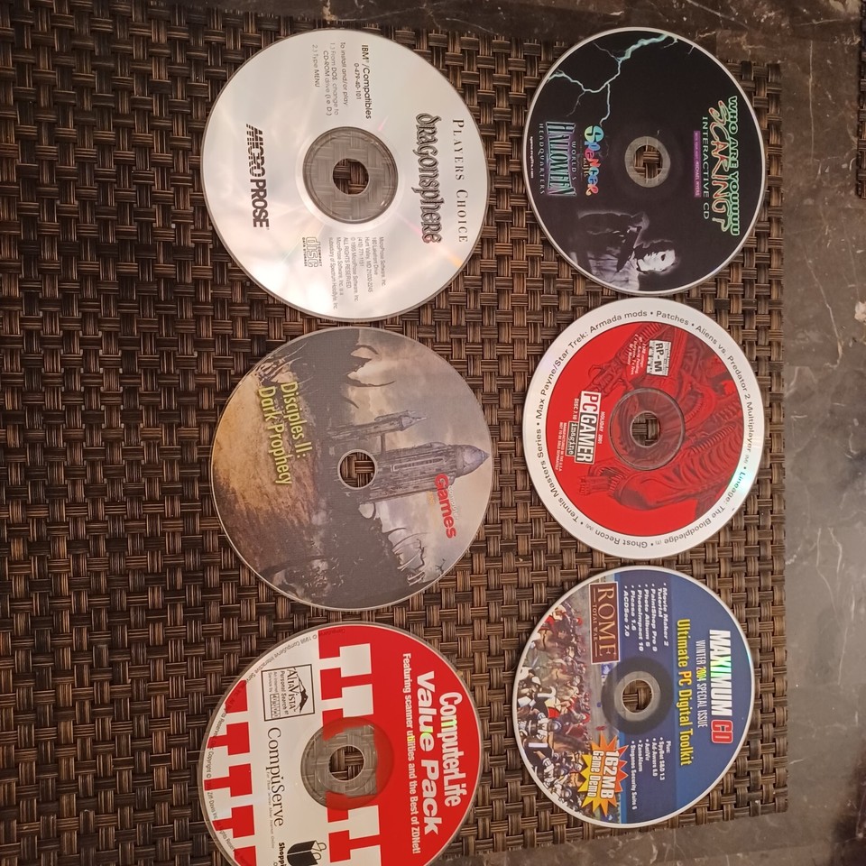 Rare Vintage Demo PC Disks PC Mag., Computer Mag., Toy Demo, Spencer ...