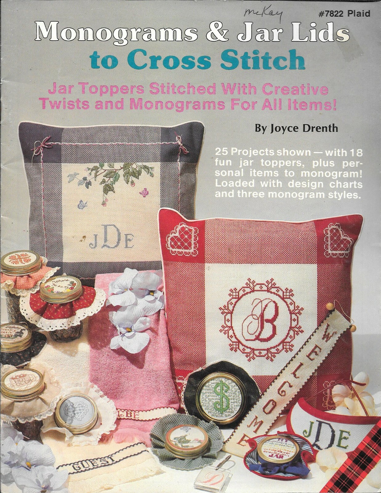 Vtg 1984 - Monograms & Lids to Croaa Stitch | eBay