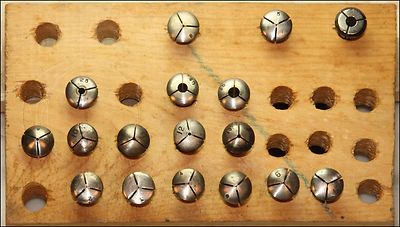 HR QUALITY HARDINGE WATCHMAKER LATHE COLLETS 8mm WW STANDARD SIZE ...