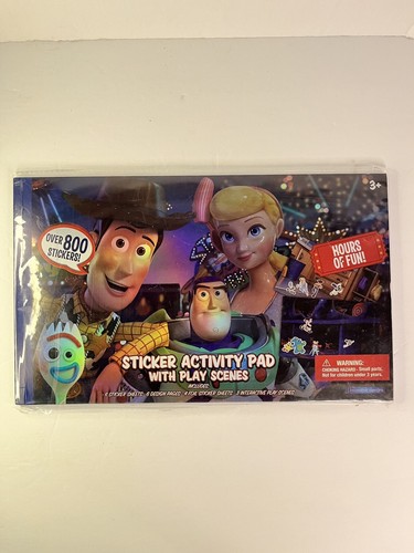Disney Pixar Toy Story 4 Sticker Activity Pad & Play Scenes over 800 ...