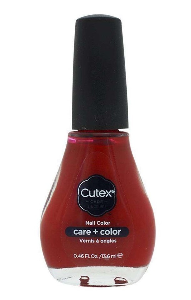 Cutex CARE + COLOR Nail Polish High Impact Color + Breakage Protection ...