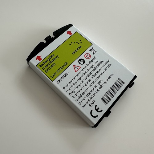 Iridium BAT0401 BAT0601 BAT0602 Battery Replacement 9505A Satellite ...