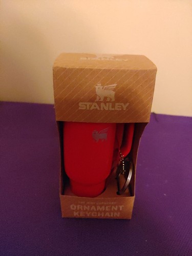 STANLEY WATER BOTTLE KEYCHAIN CHRISTMAS TREE ORNAMENT RED DELICIOUS ...