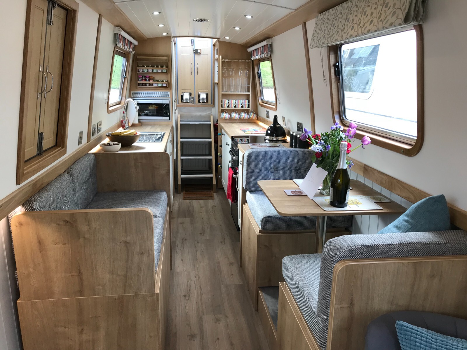 Narrowboat Duplex Dinette kit Canal boat Boat kit seat sofa bench bed ...