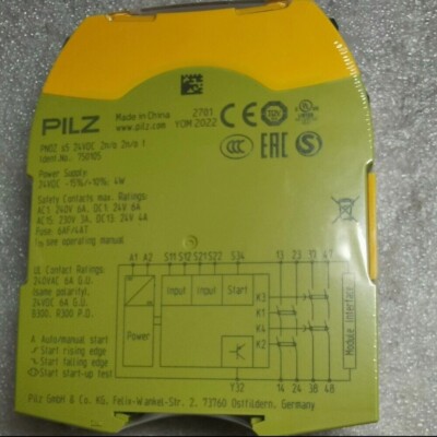 750105 1PCS NEW Sealed PILZ PNOZ S5 750105 Safety Relay S5 24VDC | eBay